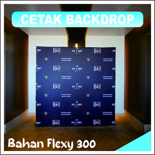 Jual BACKDROP PAMERAN FLEXI 300 PROMO HARGA TERMURAH - Kota Makassar ...