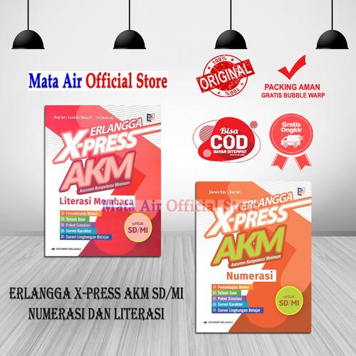 Jual ORIGINAL ERLANGGA X-PRESS AKM SD/MI LITERASI & NUMERASI - ERLANGGA - NUMERASI - Jakarta ...