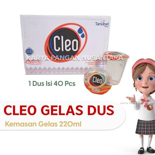 Jual CLEO GELAS 220ML CLEO AIR MINERAL GELAS CLEO GELAS DUS CLEO DUS ...