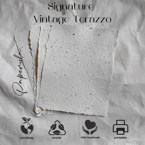 Jual Kertas Daur Ulang Handmade Paper Recycle Paper A4 A5 6 - Vin ...