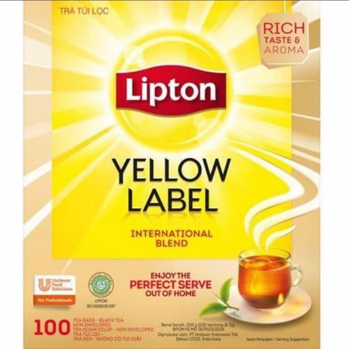 Jual Lipton Yellow Label Tea 100 x 2 gr / Envelope / Black Tea - Kota ...