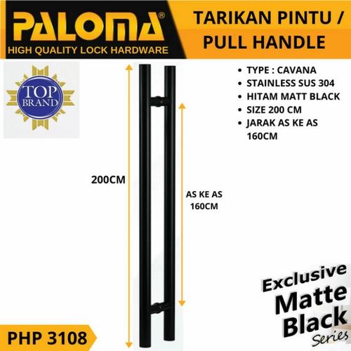 Jual PALOMA HANDLE HITAM 2 METER PHP 3108 PULL HANDLE BULAT GAGANG ...