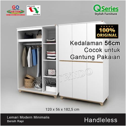 Promo Distrindo -Lemari Pakaian Tebal 15mm SUPER Minimalis RAPI TANPA ...