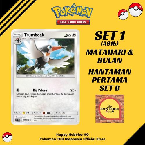 Jual Pokemon TCG Indonesia AS1b 127/150 Trumbeak C - Kota Surabaya ...
