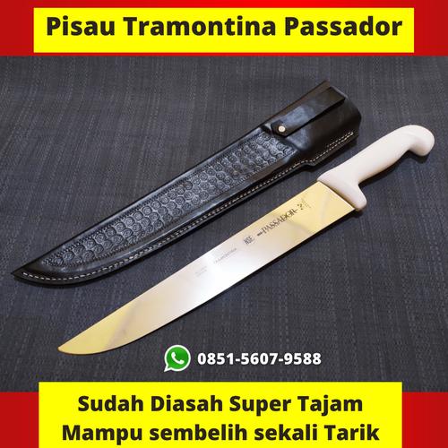 Jual Pisau Tramontina Passador 12 inch asli, Sembelih Sapi + Sarung ...