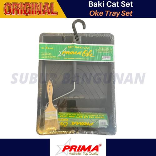 Jual Bak Cat Set + Kuas Roll Prima + Kuas 2" Prima Oke Tray Set - Kota ...