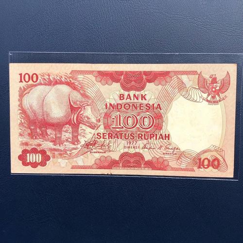 Jual 100 Rupiah seri Borobudur 1975 watermark Garuda Pancasila - Kab ...