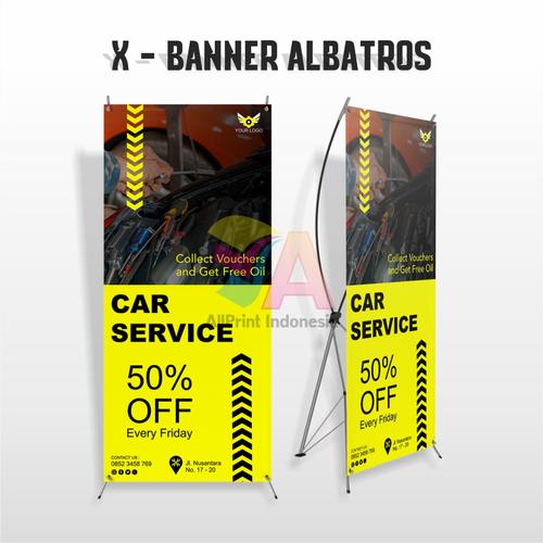 Jual Cetak X Banner Albatros | X Banner Albatros | X Banner 60x160 ...