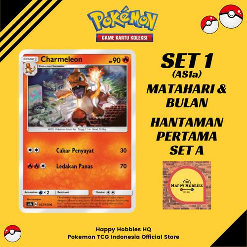 Jual Pokemon TCG Indonesia AS1a 037/150 Charmeleon C - Kota Surabaya - Happy Hobbies HQ | Tokopedia