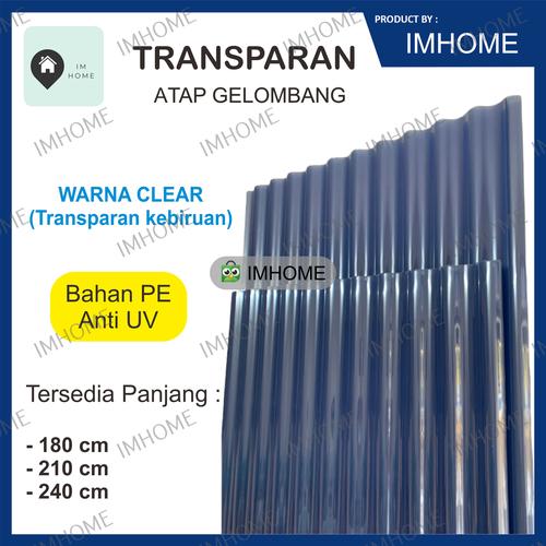 Jual Atap Bening Plastik / Clear Transparan Gelombang Anti UV - Harga ...