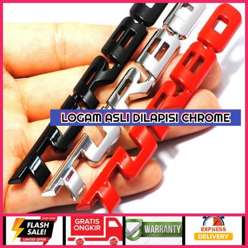 Jual Stiker Emblem Mobil Turbo Sticker Logo Mobil Turbo - Kab. Bekasi ...