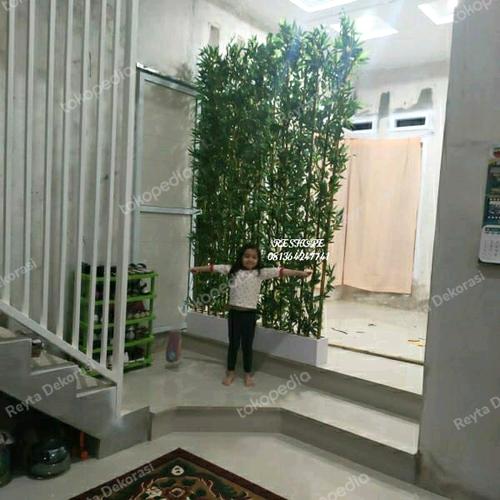 Jual bunga hias partisi tinggi 2,5mtr - pohon partisi bambu - bambu ...