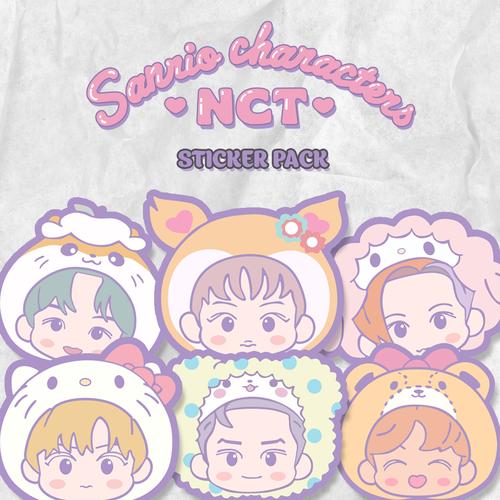 Jual Sticker pack NCT SANRIO / Stiker kpop / Stiker nct isi 23 pcs - 1 ...