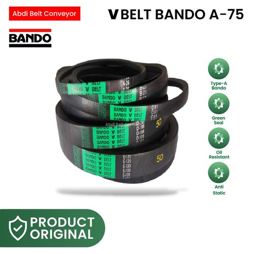 Jual Vanbelt A75 Bando / Fanbelt A-75 V belt A 75 Vbelt Green Seal ...