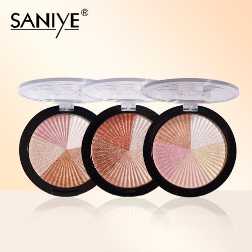 Jual SANIYE Highlighter Palette 5 Warna Waterproof Glitter Highlight ...