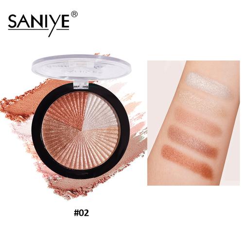 Jual SANIYE Highlighter Palette 5 Warna Waterproof Glitter Highlight ...