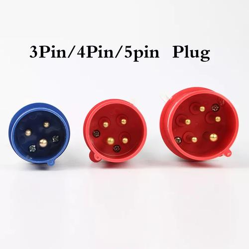 Jual Industrial Plug 3P 4P 5P 16A 32A 63A IP44 - 013 3P16A - Jakarta ...