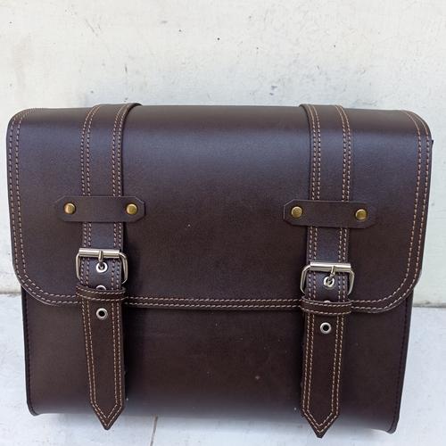 Jual Tas classic motor / tas samping motor / tas kulit motor - coklat ...