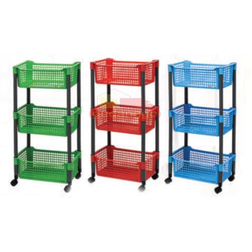 Jual PRAKTISA RACK SS-3 + RODA Basic Home by Lion Star Rak Serbaguna ...