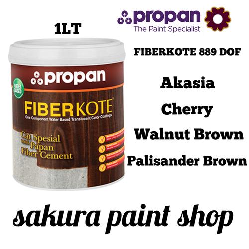 Jual propan fiberkote 889 doff / cat papan fiber cement 1kg - walnut ...