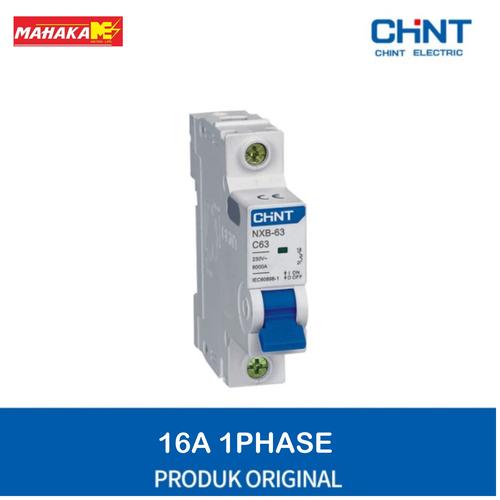 Jual Mcb 16 Ampere 16A 1 Phase Chint - Kota Metro - Mahaka Electric | Tokopedia