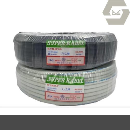 Jual Kabel Listrik NYYHY / NYMHY 3x2.5 Serabut Putih/Hitam @50m SUPER ...