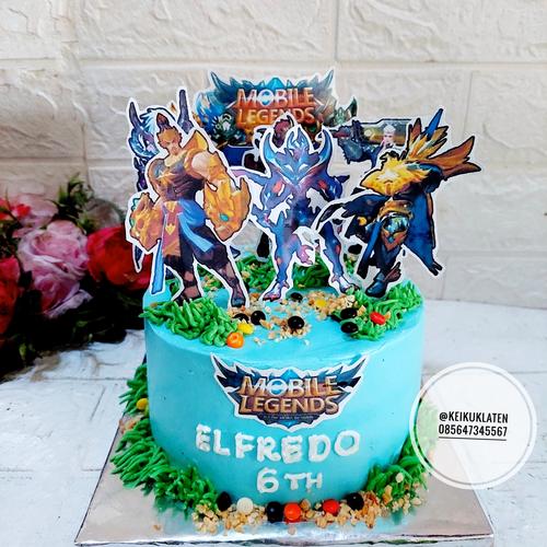 Jual Kue ultah tart karakter mobile legend/spiderman dll - Kab. Klaten ...