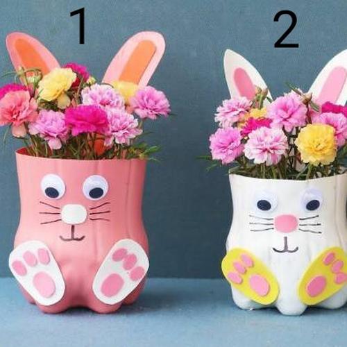 Jual Vas/Pot bunga dari botol bekas // Pot bunga unik cantik - Kab ...