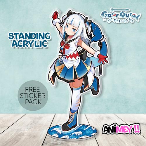 Jual Figur Acrylic Gawr Gura / Standee / Vtuber Hololive Anime - 3 ...