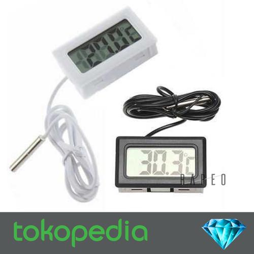 Jual Alat Pengukur Suhu Air Kolam Digital Termometer Aquarium Kabel 1M ...