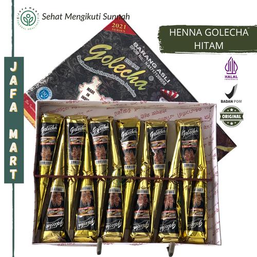 Jual Heena/Henna/Hena Magic Golecha BPOM Warna Hitam Halal Herbal 25 ...