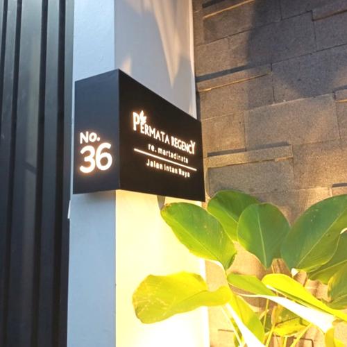 Jual Nomor Rumah LED Akrilik Minimalis Model Box L Desain Modern ...