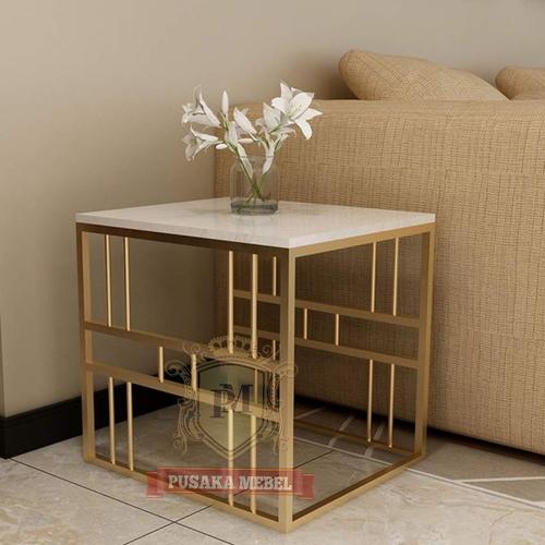 Jual meja tamu marmer, meja kopi minimalis, coffe table, side table ...