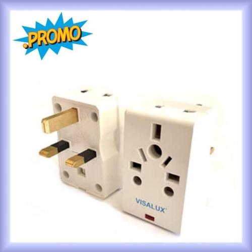 Jual Colokan kaki 3 Over Steker - Colokan T Universal Kaki 3 13A 250V ...