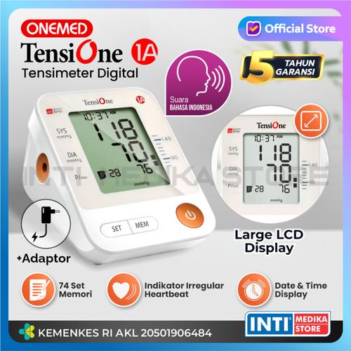 Promo ONEMED - Tensimeter Digital TensiOne 1A Dengan Suara | Tensi One ...