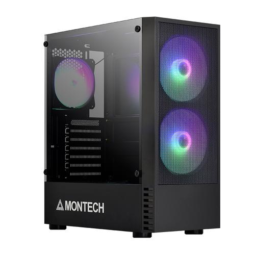 Promo Montech X2 Mesh ARGB Mid Tower ATX MATX - Case PC - Hitam Cicil 0 ...