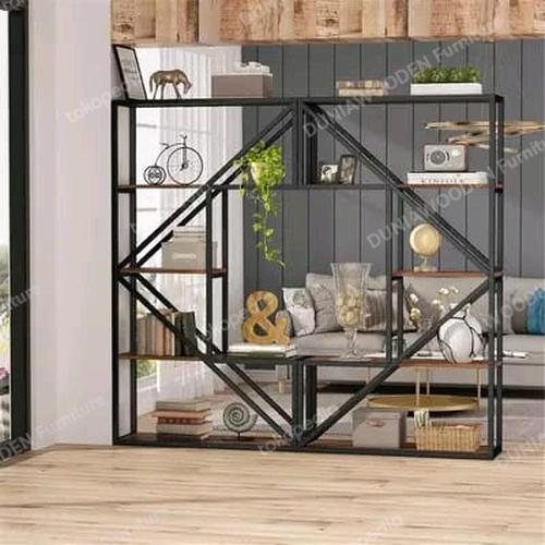 Jual rak partisi ruangan rak pot minimalis rangka besi hollow - Jakarta ...