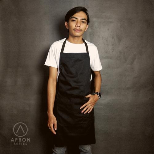 Jual APRON / CELEMEK HITAM POLOS CASTILLO PREMIUM - Kota Denpasar - Apron_Series | Tokopedia