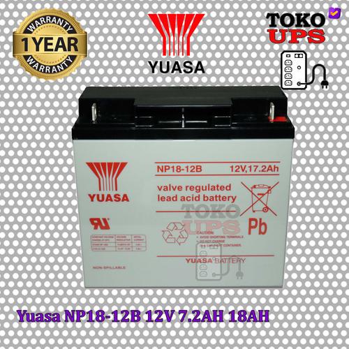 Promo Baterai Aki Kering Yuasa NP18-12B 12V 17.2AH 18AH ORIGINAL Cicil 0% 3x - Jakarta Pusat ...
