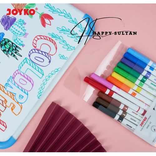 Jual Spidol Warna Papan Tulis Color Whiteboard Marker Joyko WMC-63 ...