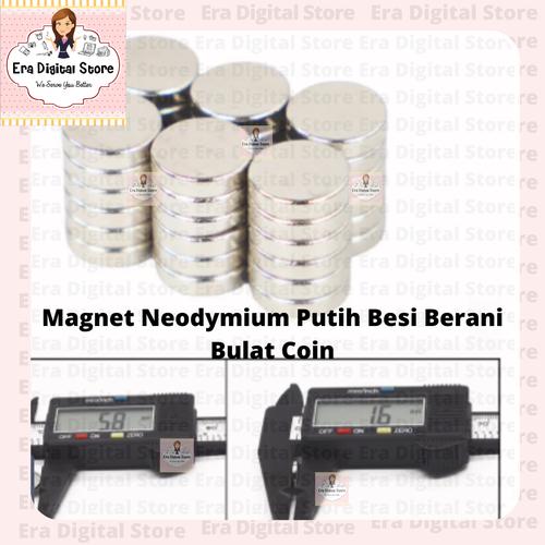 Jual Magnet Neodymium Putih Besi Berani Bulat Coin - 3x3mm - Kota Bogor ...