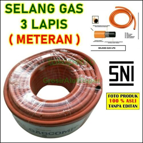 Jual selang gas LPG 3 lapis / SELANG GAS METERAN / gascom & winn gas ...