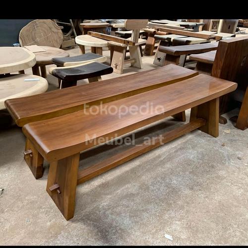 Jual Bangku Panjang Kayu, Bench Kayu,Kursi makan outdoor, Bangku Taman ...