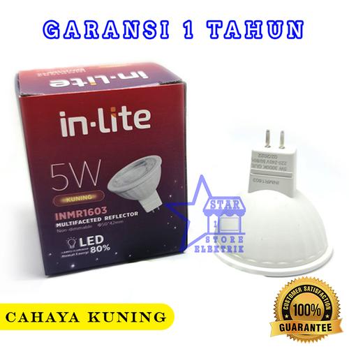 Jual Lampu Spotlight LED Inlite 5 WATT MR16 Downlight COB INMR1603 ...