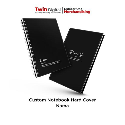 Jual Custom Buku Catatan Notebook Hard Cover Nama - Journal Paperbook ...