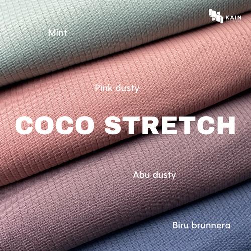 Jual Bahan Kain Knit Coco Stretch per 1 kg - Hitam - Kota Bandung ...