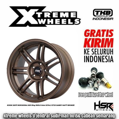 Jual velg hsr wheel original boon ring 18 lebar 9,5 untuk innova ...