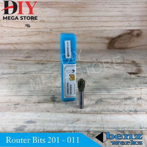 Jual Router vee grove bit / mata profil 9,5 mm x1/4" benz werkz ( 201 ...