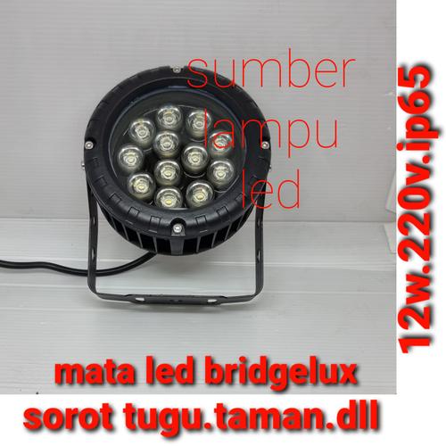 Jual sorot taman outdoor 12w 12mata 12watt spotlight tugu logo led 12 ...