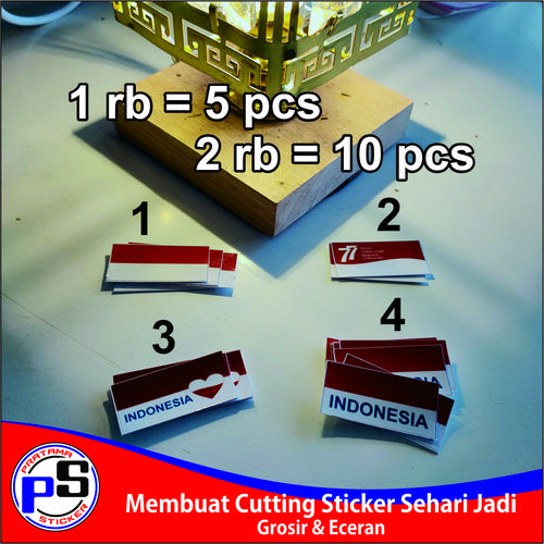 Jual sticker pipi merah putih - Kab. Pemalang - Pratama Sticker | Tokopedia